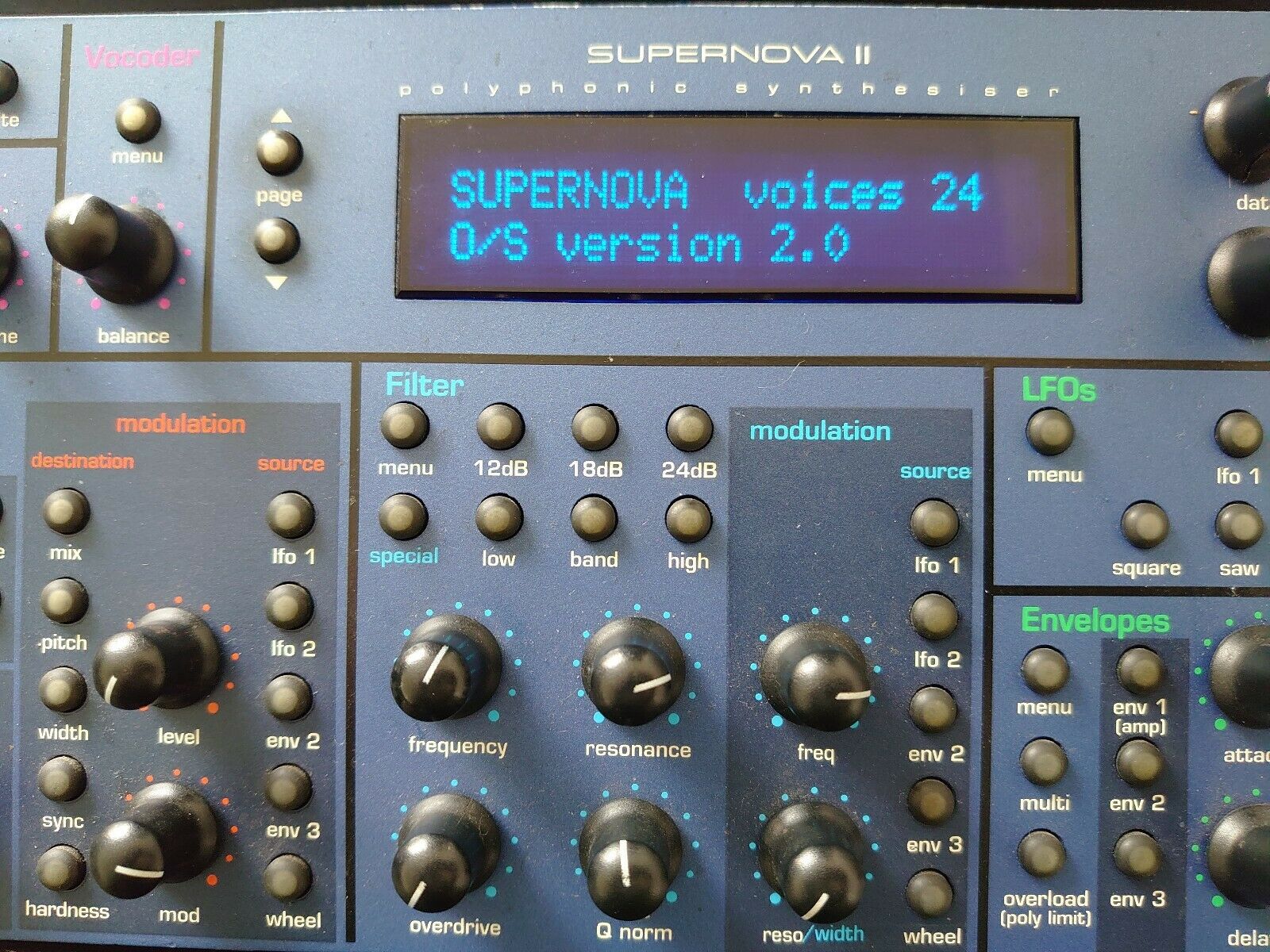 MATRIXSYNTH: NOVATION SUPERNOVA II Rack