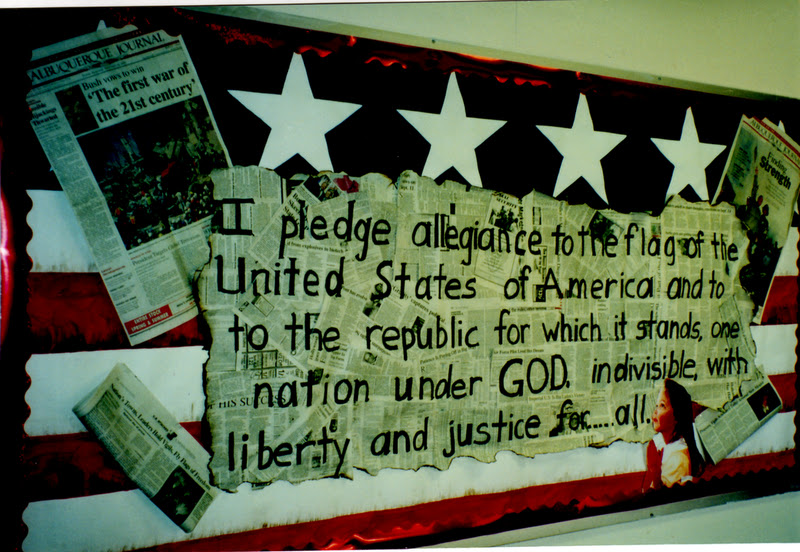 ELEMENTARY SCHOOL ENRICHMENT ACTIVITIES: PATRIOTIC BULLETIN BOARD