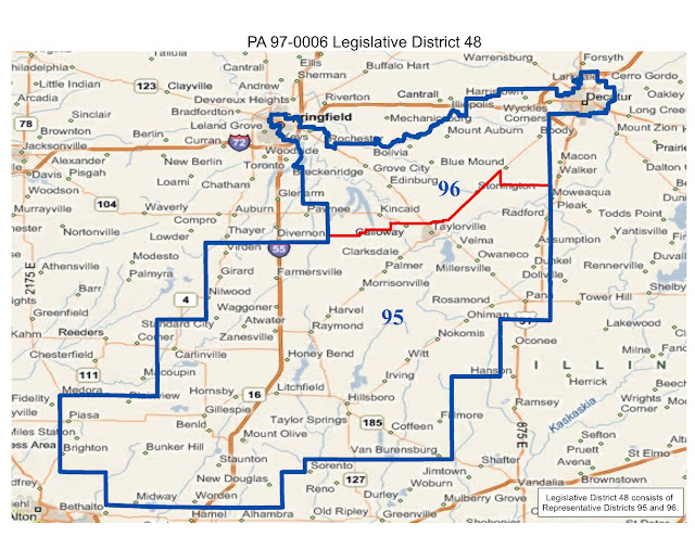 Will County Politics: Realigned Illinois State Legislative and State ...