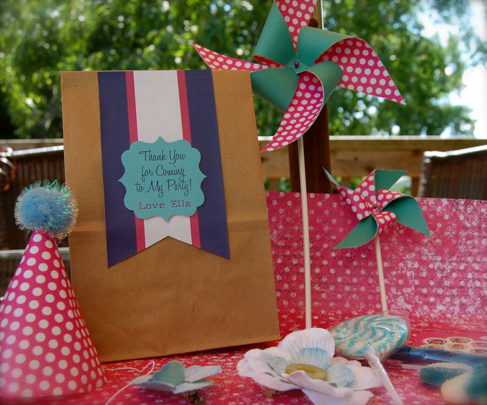 american girl party -- goodie bags | Beth Kruse Custom Creations