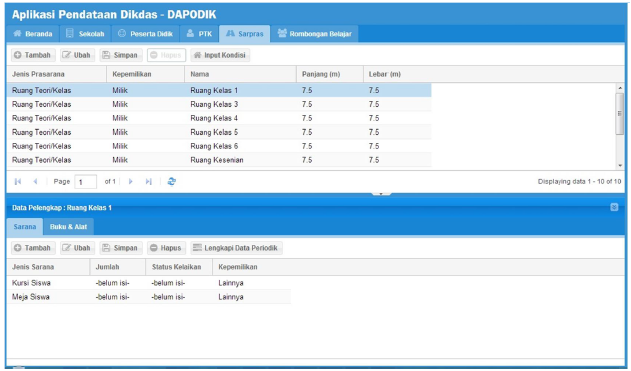 berbagainfo: Formulir Sarana & Prasarana