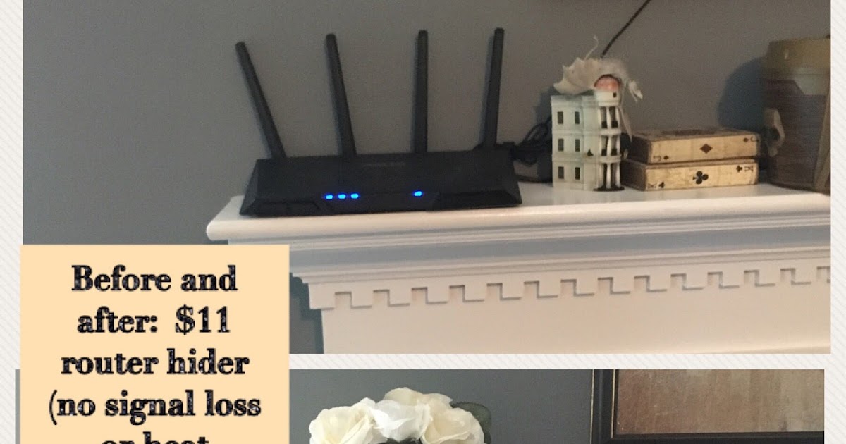 Choosing Contentment: How I made a DIY decorative box to hide my router ...
