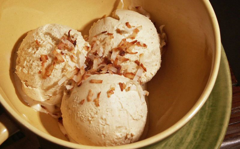 Moveable Feasts: Peanut Butter Coconut Curry Ice Cream