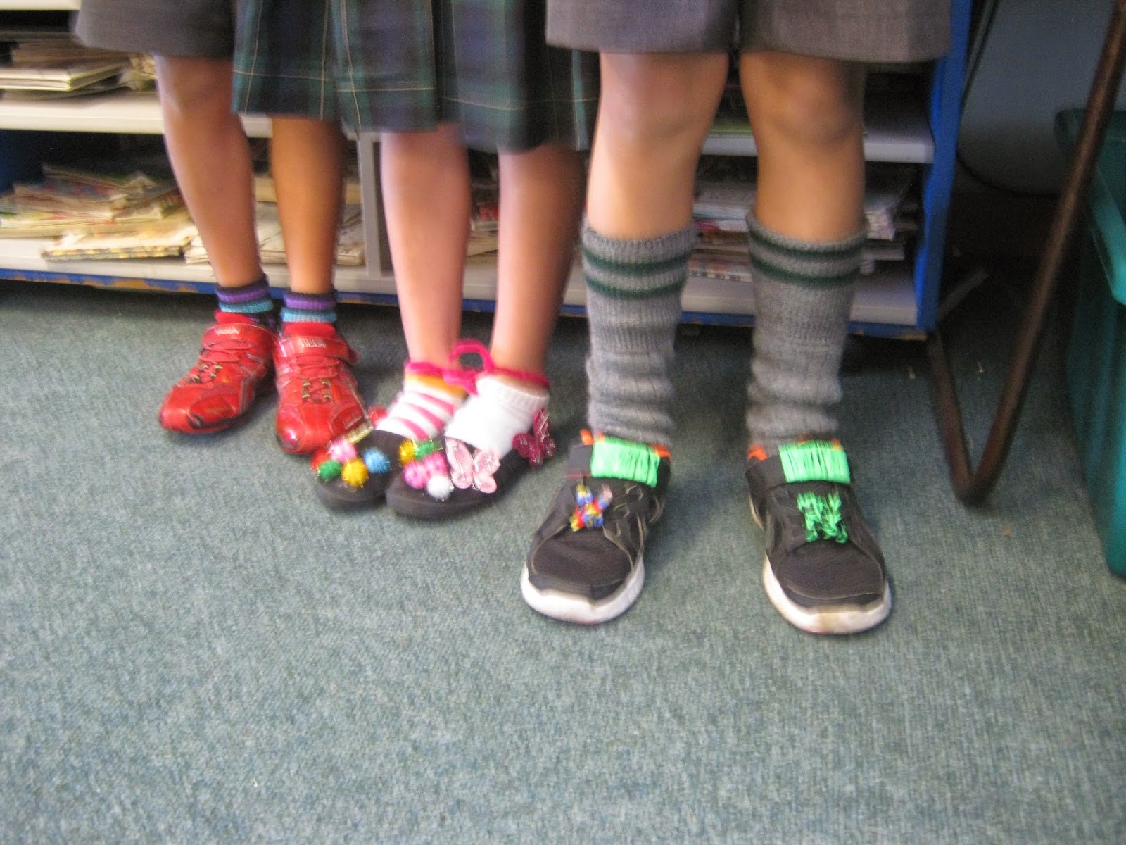 Kids at Work!: Wacky Shoe Day