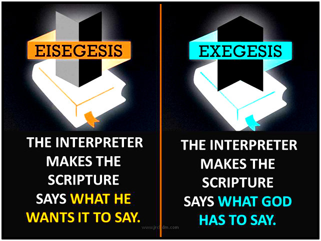 EXAMS AND ME : Eisegesis and Exegesis