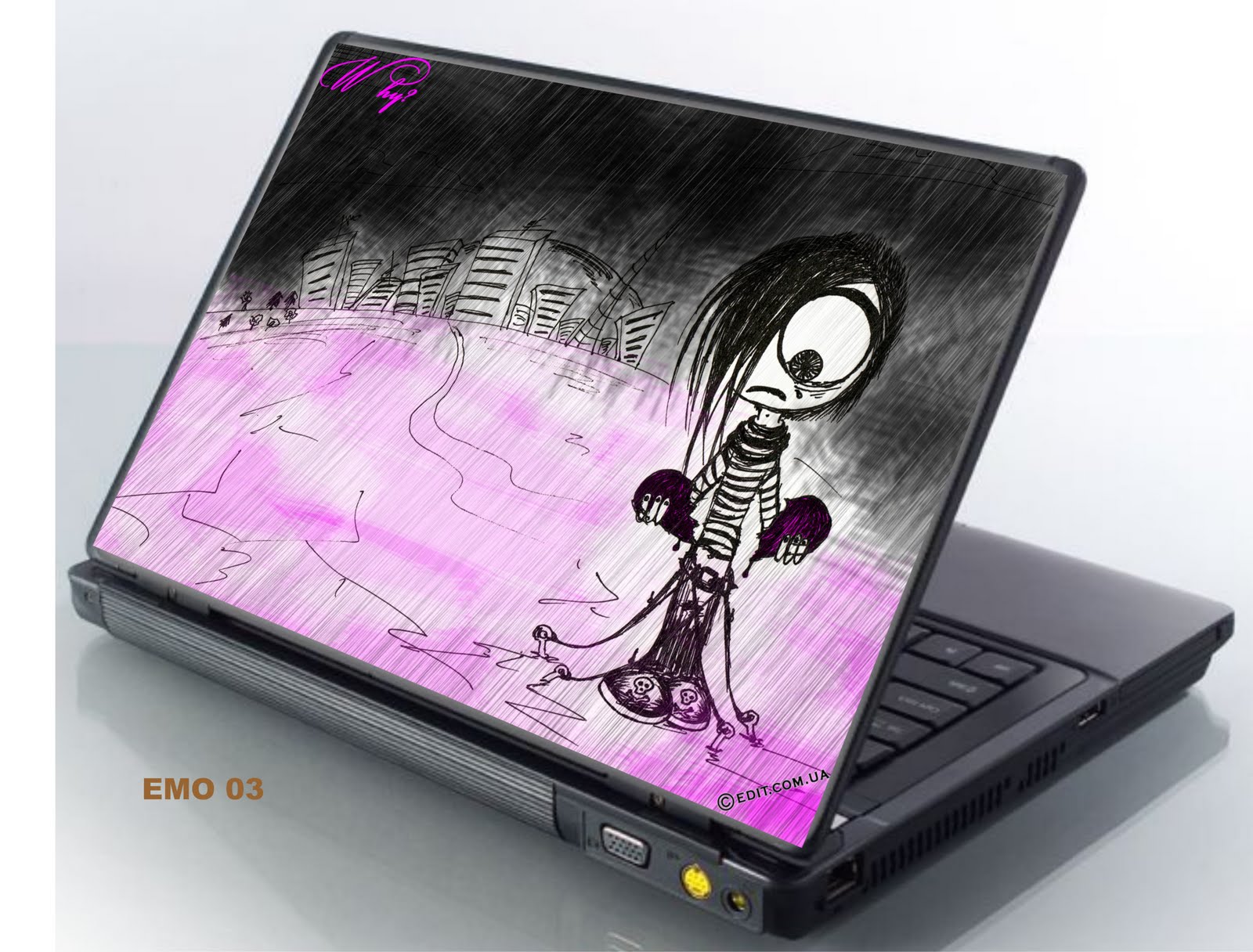 SKIN NOTEBOOK EMO ~ POLARIS