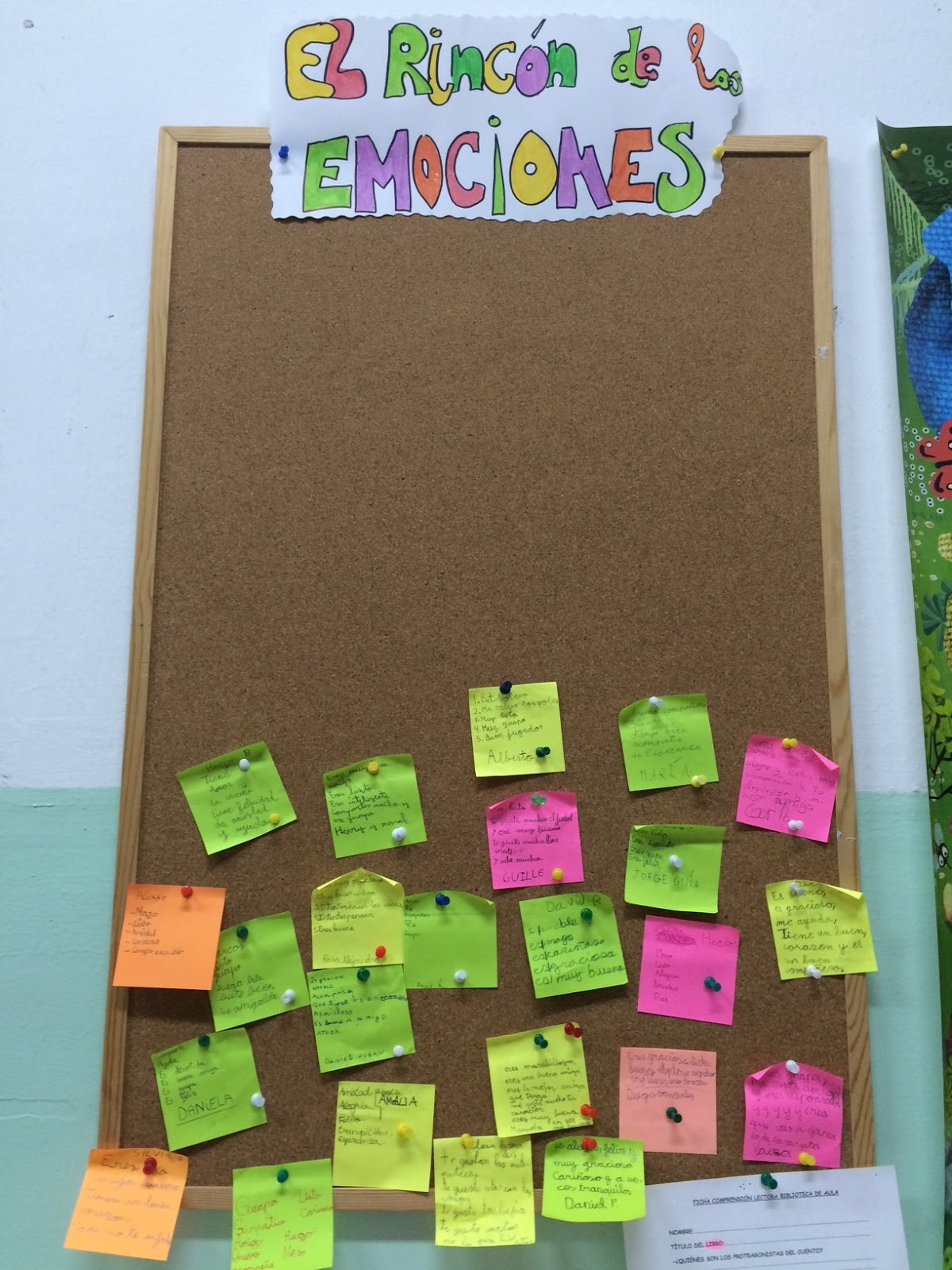 4º Primaria: El rincón de las emociones 4º Primaria: El rincón de las emociones
