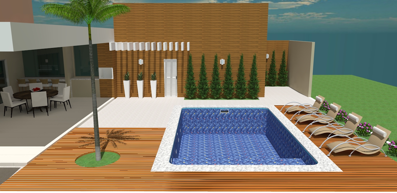 QUEIROZ DESIGN: Projeto Piscina