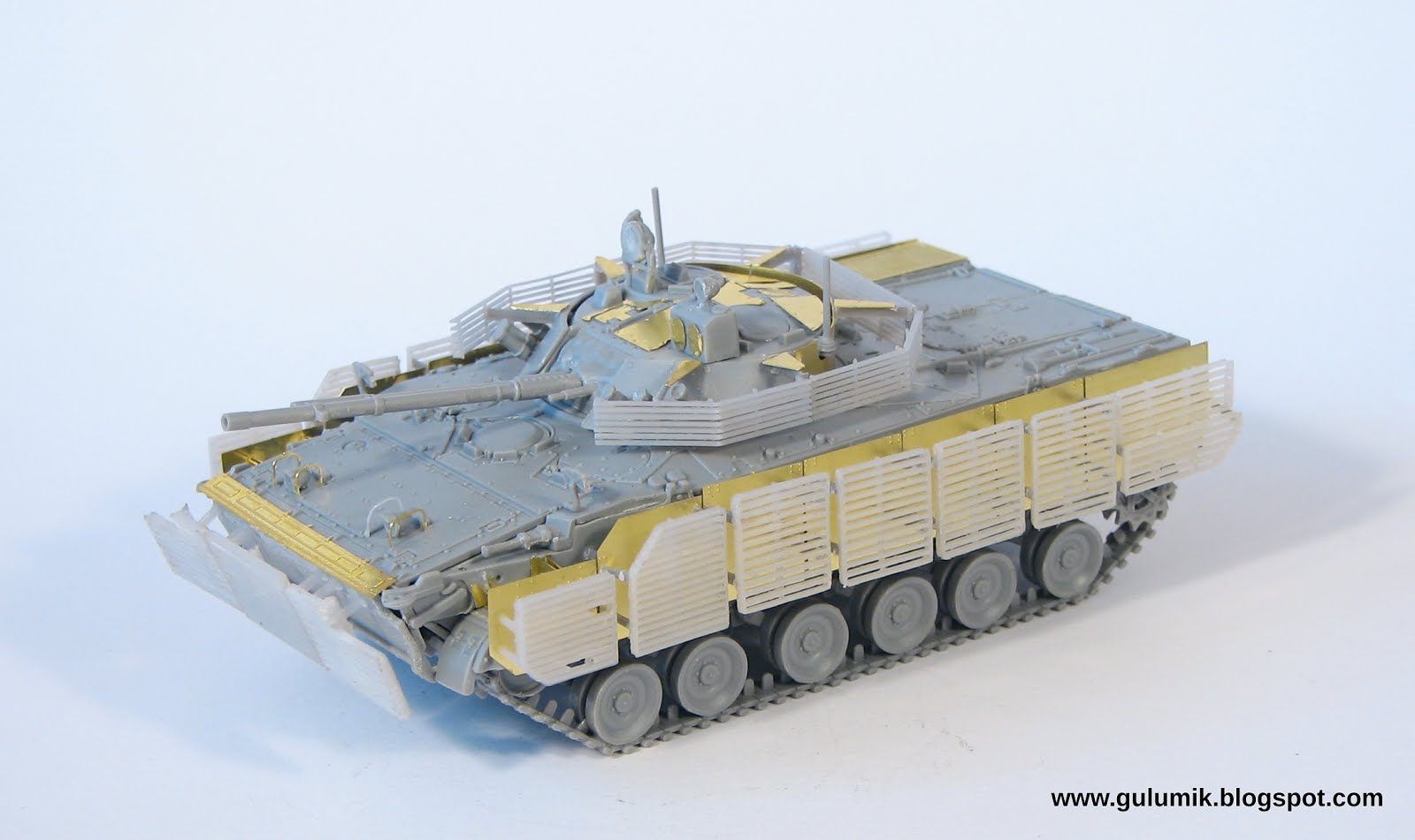 Gulumik Military Models: BMP-3 with cage armour - new conversion set ...