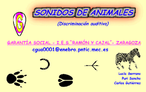 "Aquí trabajo yo...": Discriminación auditiva de sonidos de animales
