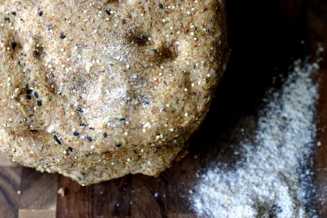 Kitchen Musings: Flax & Sesame Multigrain Pizza Crust