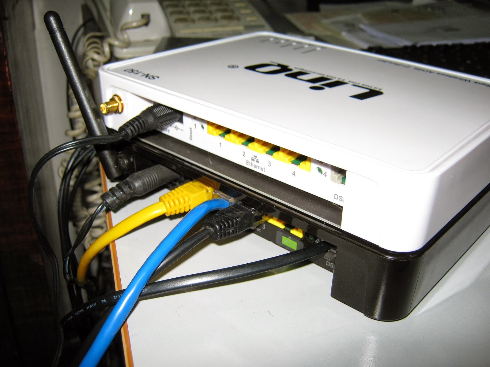 Modem LinQ 150M Wireless ADSL2+ come il Thomson TG RECENSIONE - Attivo ...