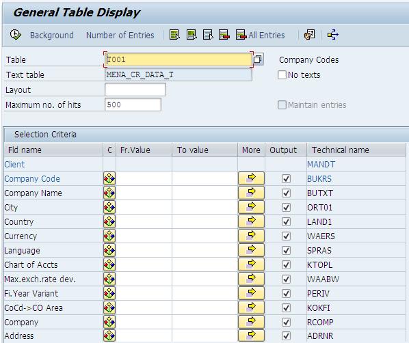 Create a company code in SAP ERP system