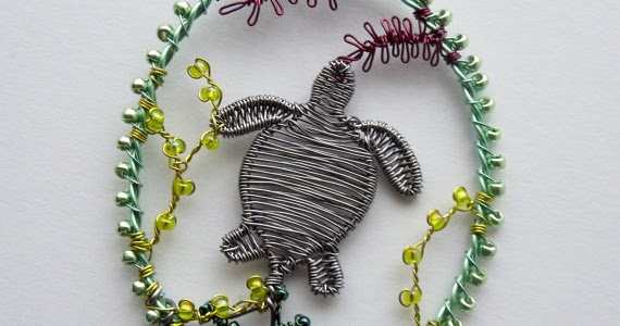 Whimsical Wirewrapped Pendants by Louise Goodchild / The Beading Gem