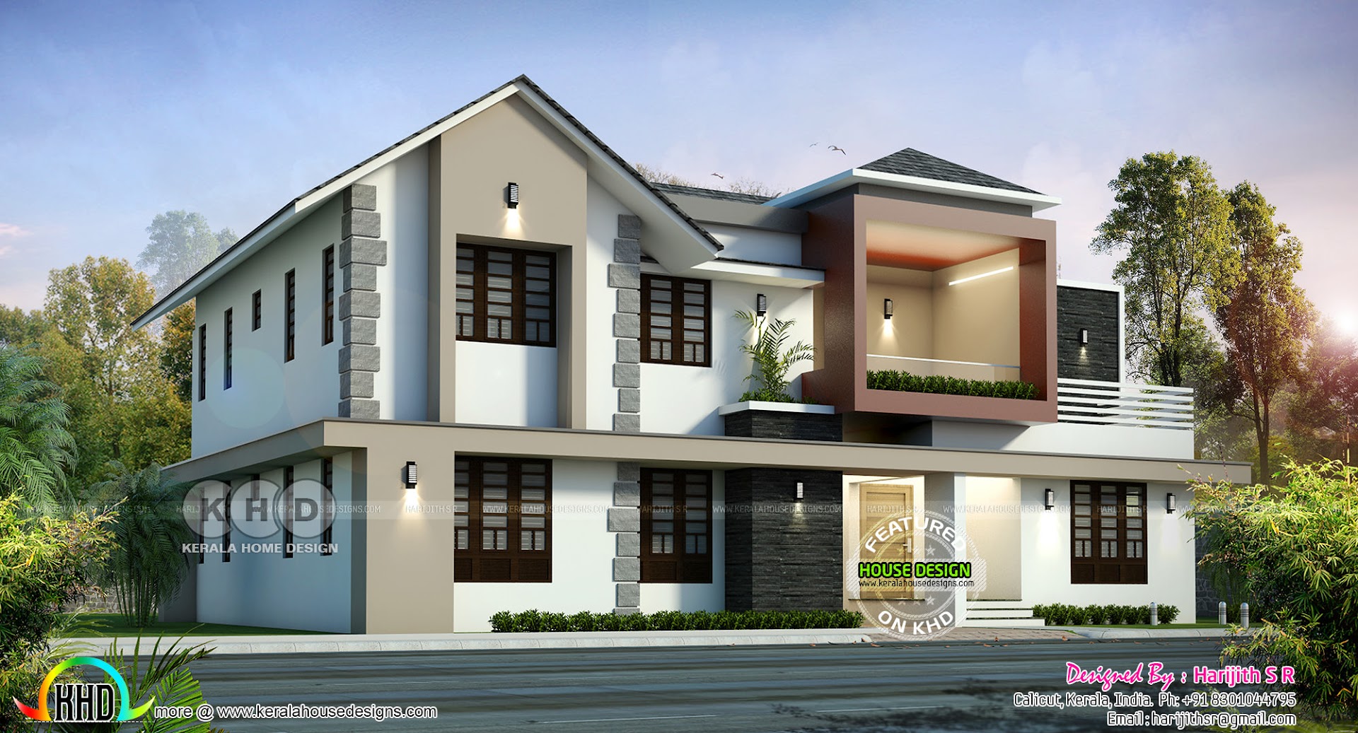 2939 square feet mixed roof 5 BHK home design - Kerala home design and ...