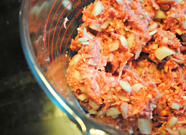 GourmetGents: Pastiche of Exoticized "Other" (Moroccan lamb burgers)