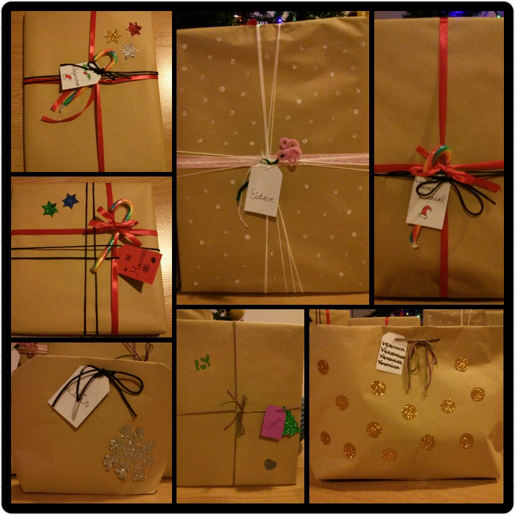 la abeja obrera: Paquetes de Navidad