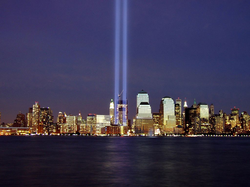 Wallpapers Club: Ground Zero Lights At Night Wallpaper