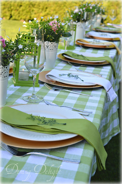 Dining Delight: Backyard Garden Party Tablescape
