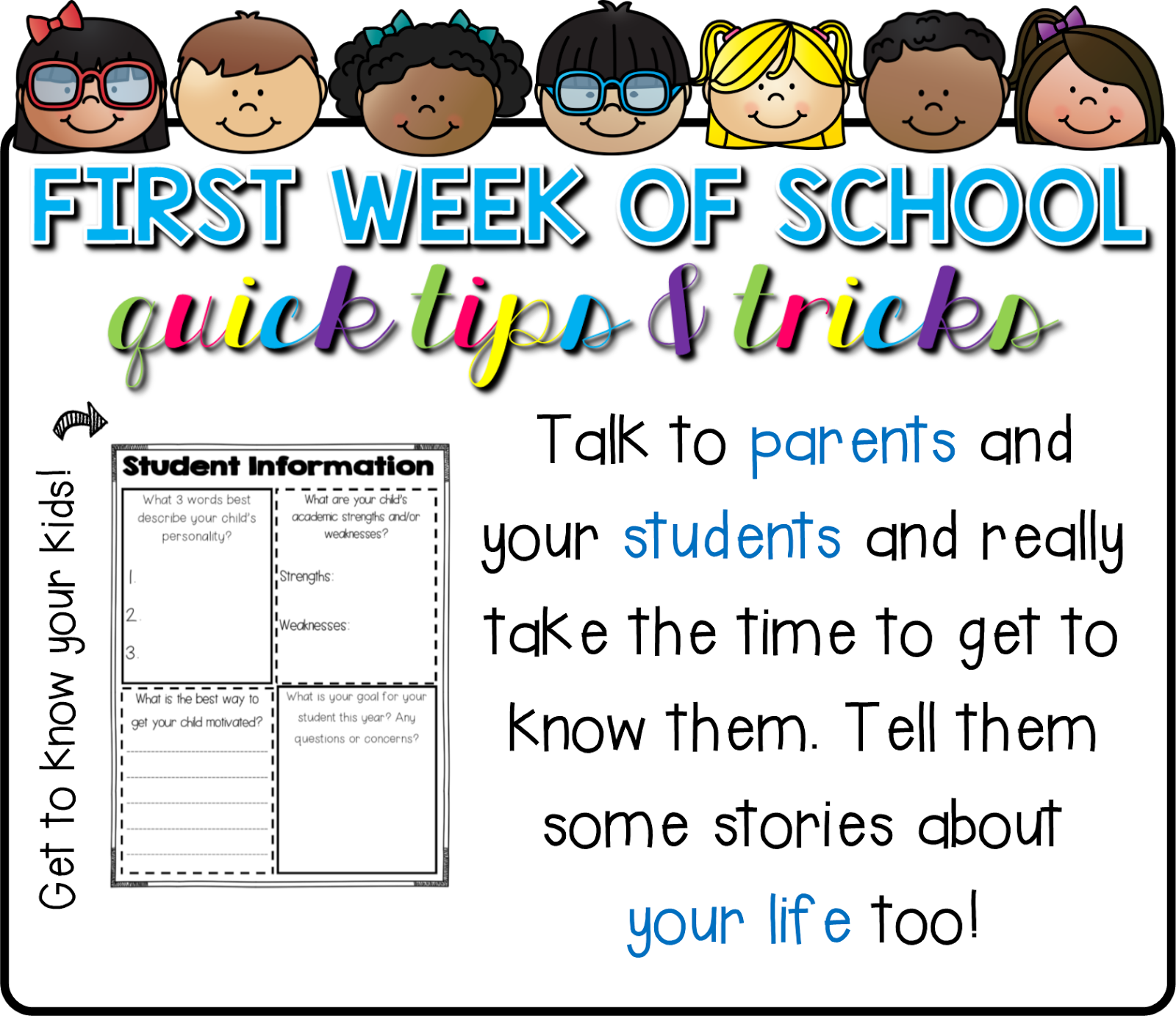 Read Like A Rock Star! : First Week of School: Quick Tips and Tricks ...