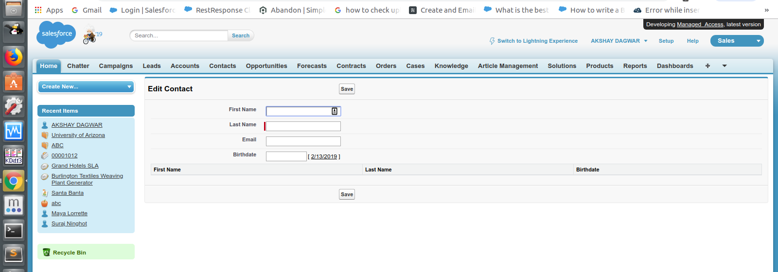 SalesforceBoy: VisualForce Page That Accept User Input and Insert into ... SalesforceBoy: VisualForce Page That Accept User Input and Insert into ...
