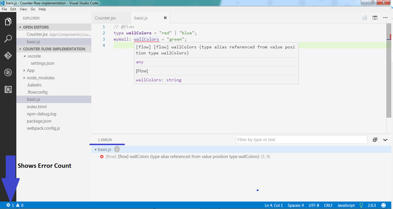 VenCKi Code: Working with Flow on Visual Studio Code