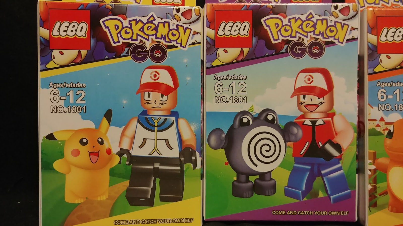 ZC-Infinity Reviews: Pokémonth 2: The Brick Miser: LEBQ Pokémon GO Figures