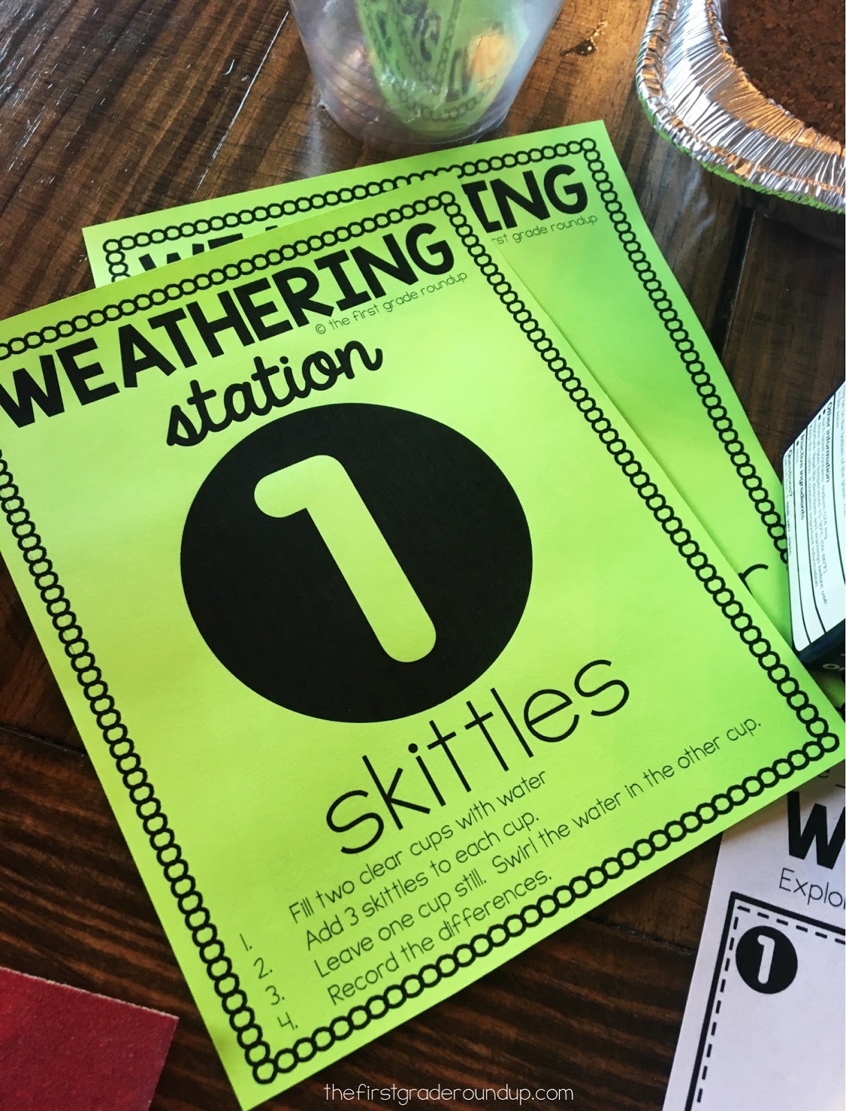 weathering and erosion activities for 2nd grade - The First Grade Roundup