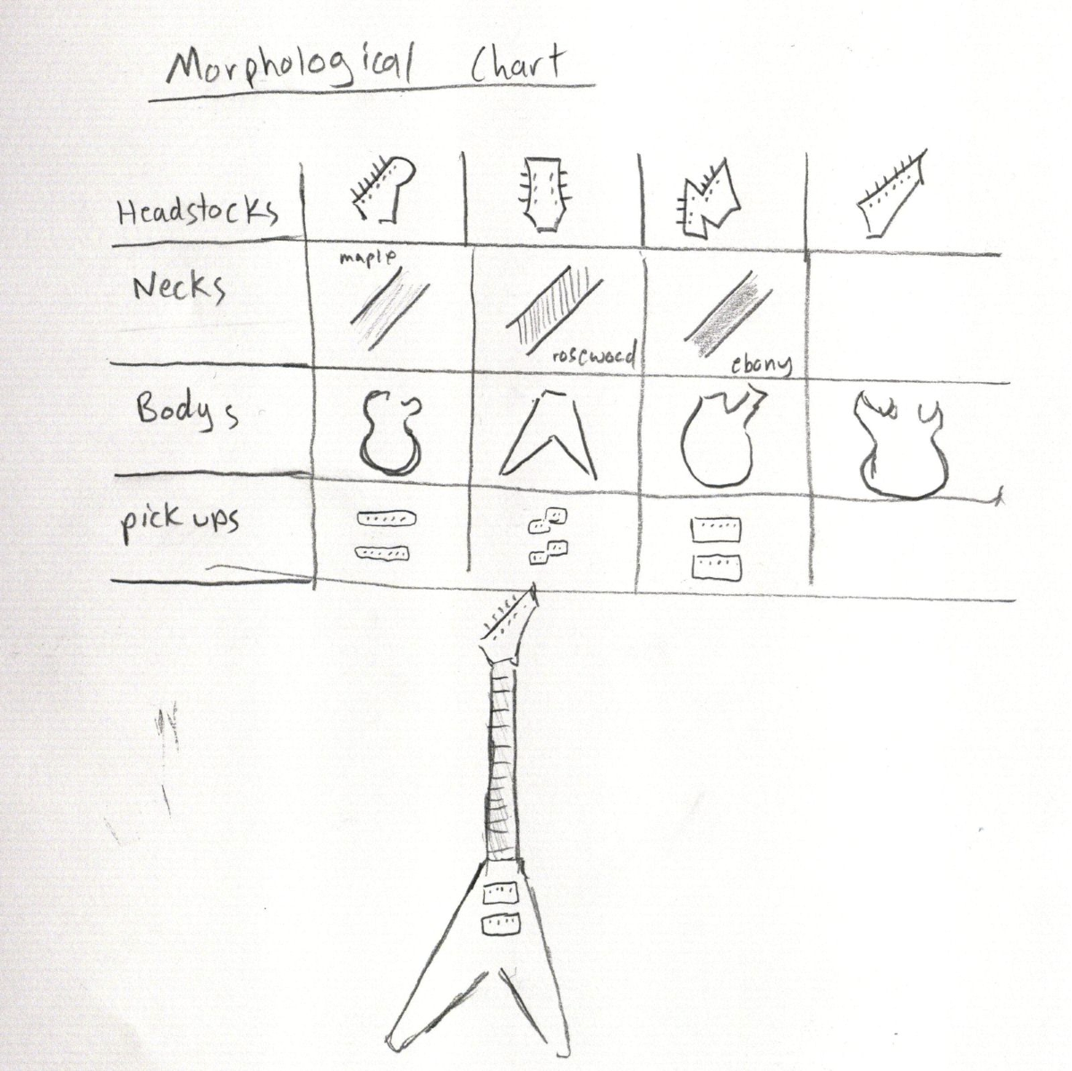 IND D 232 (John Chapman): Morphological Chart