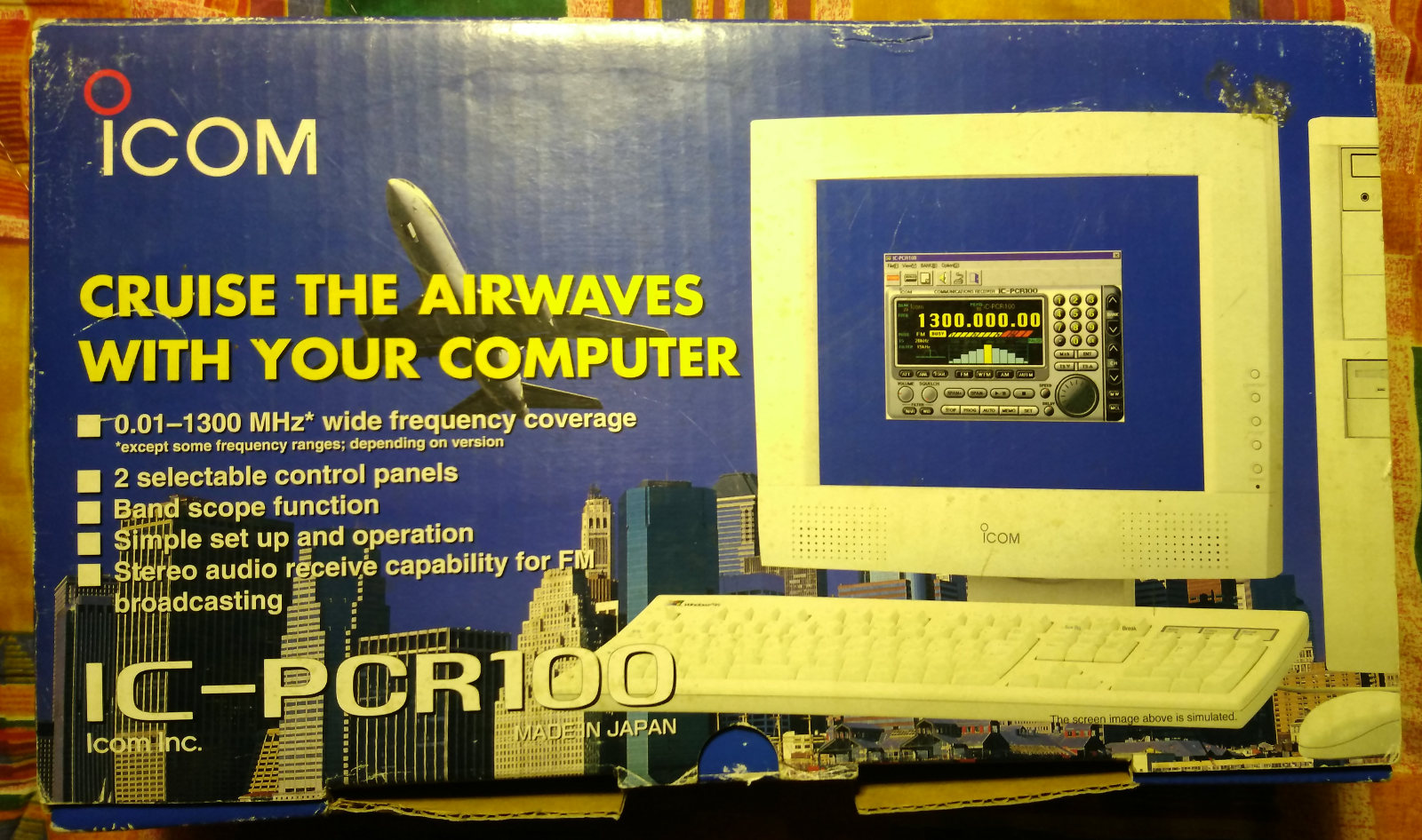 Particolarmente urgentissimo!: Come godo!! Icom IC-PCR100 power in my ...