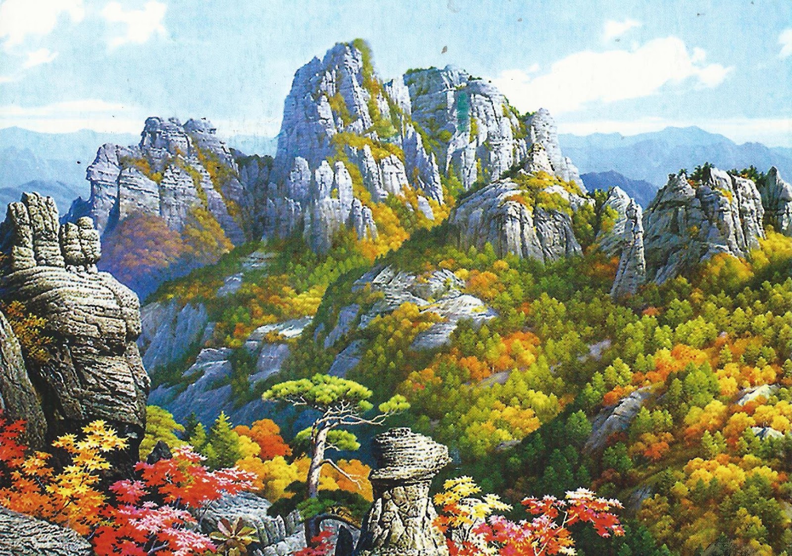 A Journey of Postcards: Mt. Chilbo | North Korea
