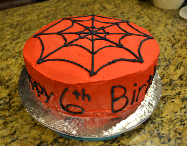 designed by Diana: Spider web cake