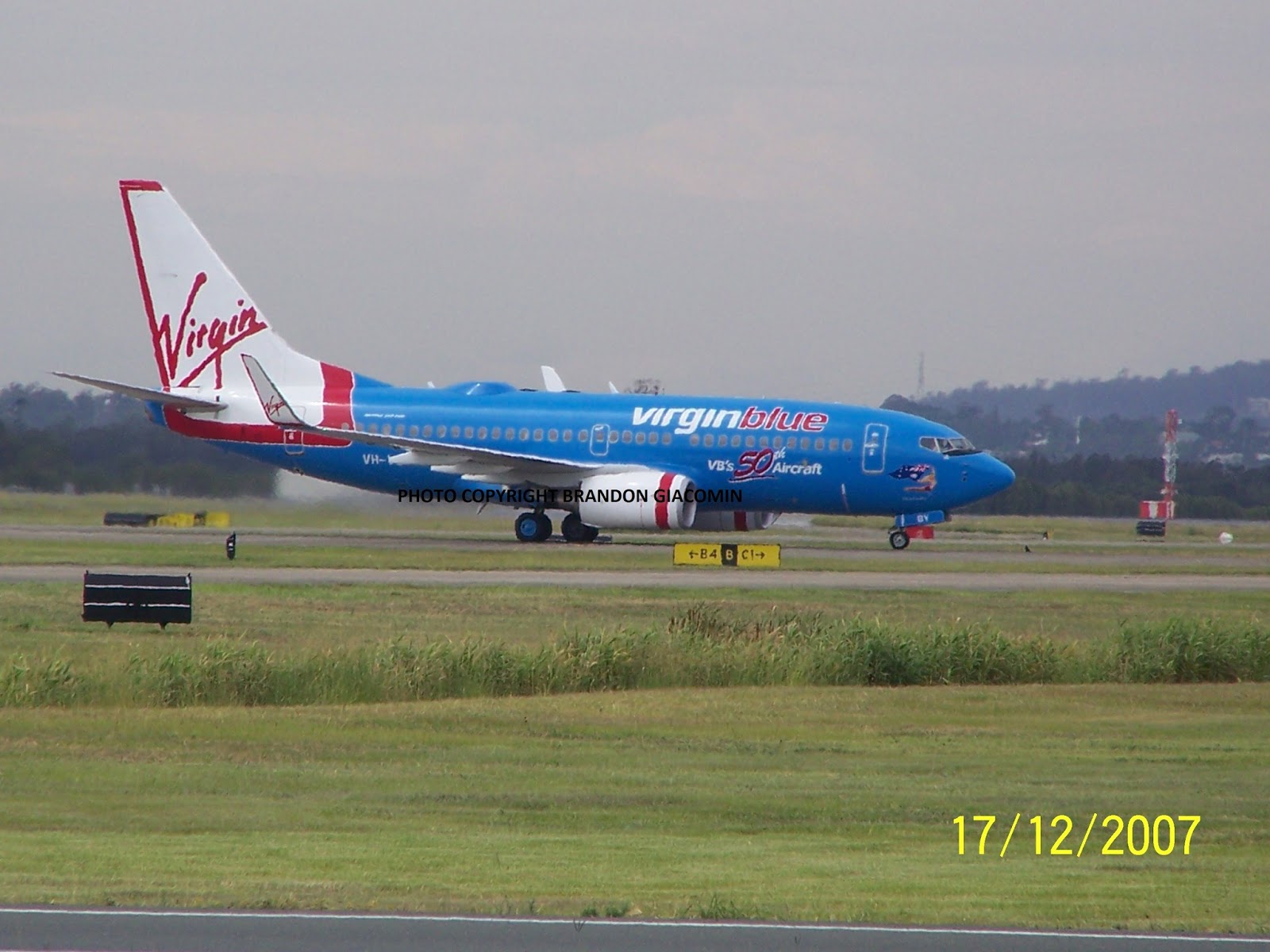 Queensland Plane Spotting: Virgin Blue/Australia Boeing 737-700 VH-VBY