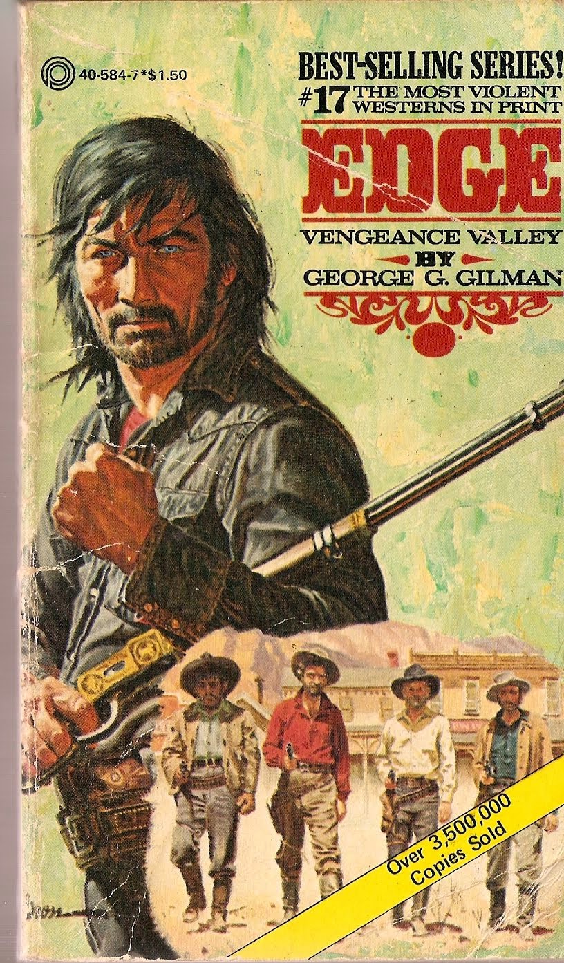 Bloody Pit of Rod: Edge: Western Adventure Novel Series Covers