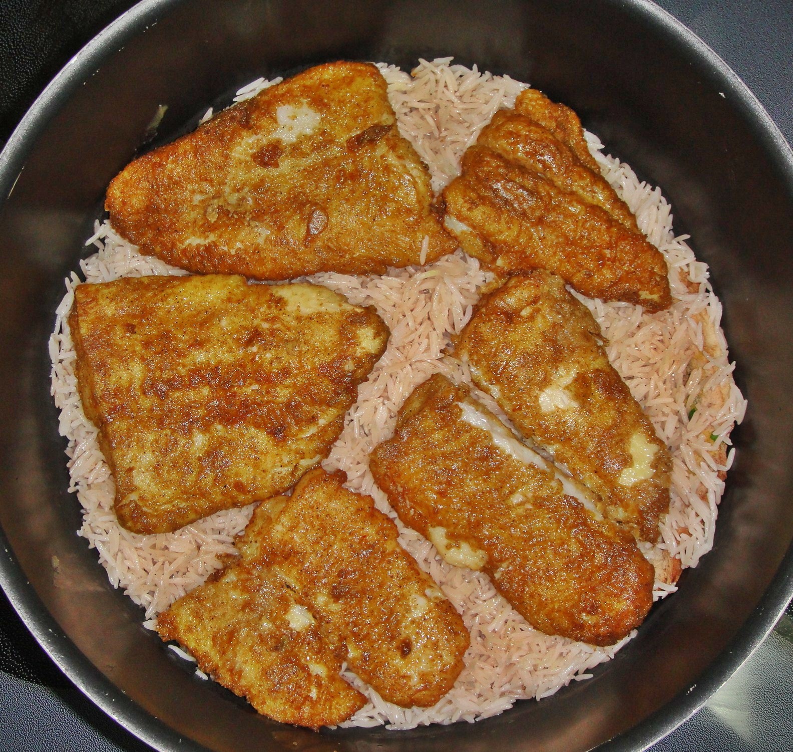 Maryam's Culinary Wonders: 343. Iraqi Fish Turn-Over