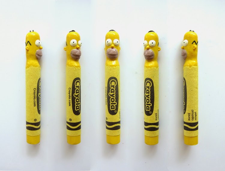"The Simpsons" by Hoang Tran for "Wax Nostalgic" @ Rivet gallery (May 3 ...
