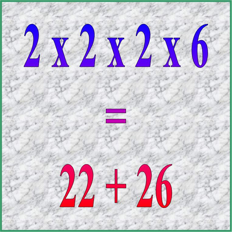 Math Without Alphabetic: 01