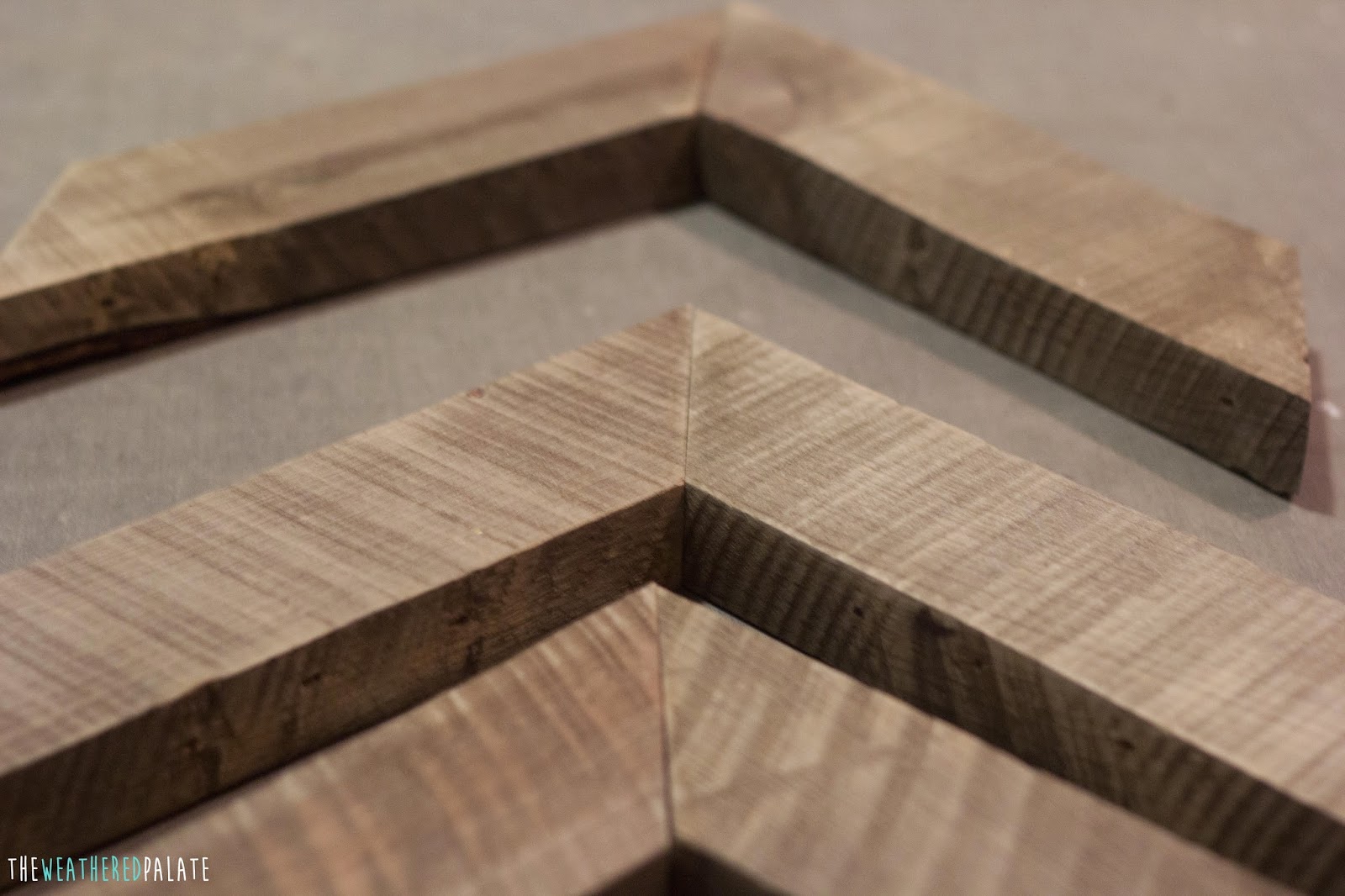 DIY Chevron Wall Art {TUTORIAL} | The Weathered Palate