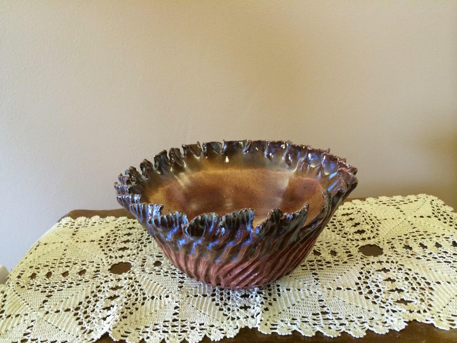 Russ and Leona Fowler Pottery: Examples of our Wilsall Pottery 8-23-14