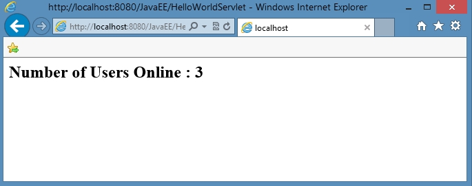 How To Determine Active Users Sessions In A Java Web Application Learn Java By Examples