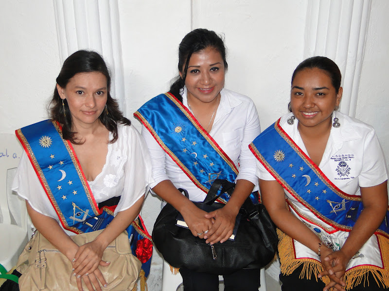 MASONERIA FEMENINA: Gran Tenida Trimestral de la Gran Logia Femenina "Unida de Tabasco"