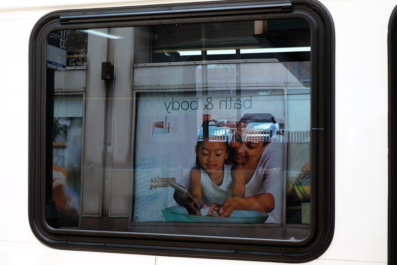 Weekend Street/Reflections: A Bus Window (Weekend Reflections # 472)