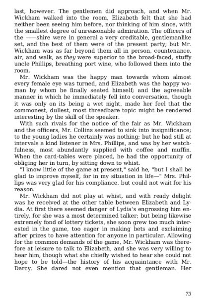 Pride and Prejudice Quotes from Novel to Film (Chapter 16)