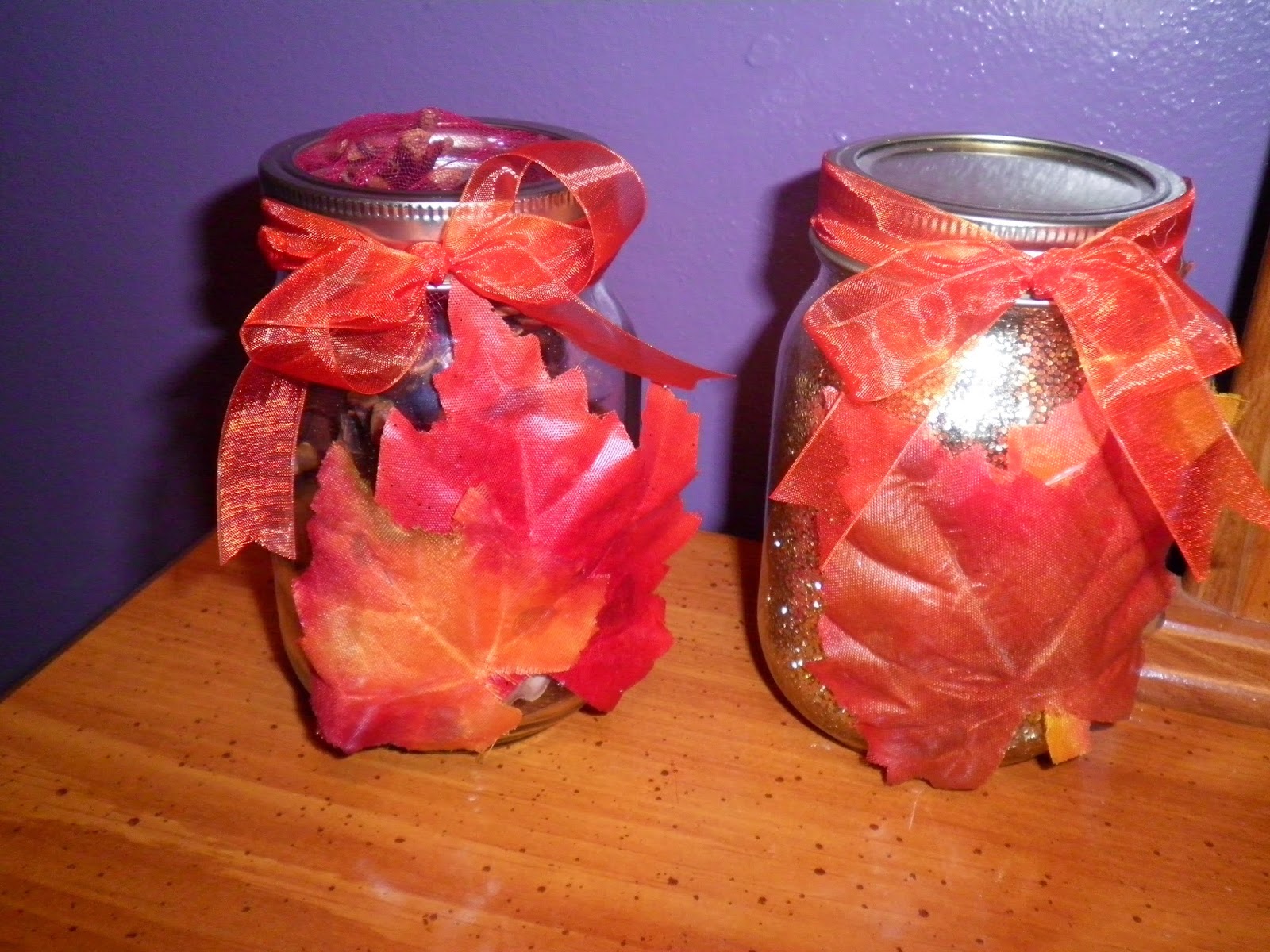 Thrifty Thursday: DIY- Decorative Fall Jars
