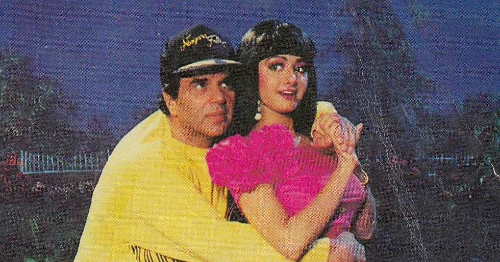 Sridevi: Sridevi and Dharmendra in Naaka Bandi (1990)