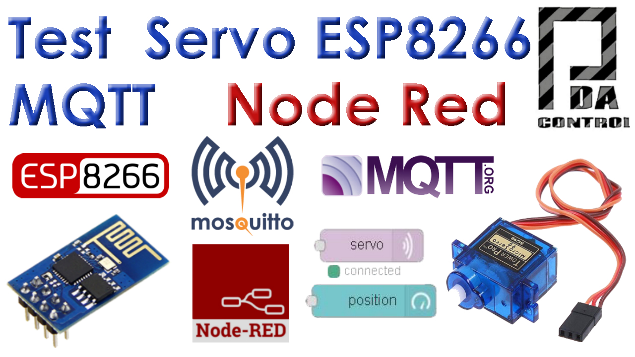 Tutorial ESP8266 Control Servo Node-RED MQTT (Mosquitto) IoT #2 – PDAControl