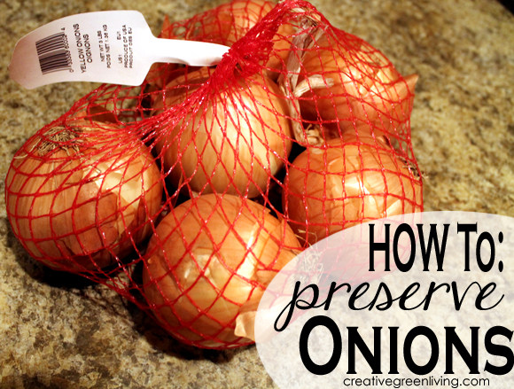 How to Preserve Onions in Your Freezer | Creative Green Living