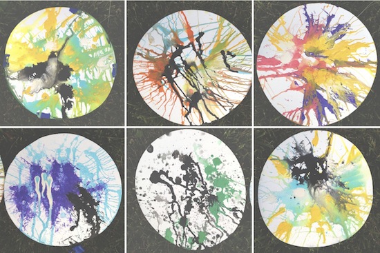 The Ink & Anchor: Frisbee Painting