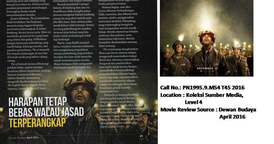 Movie Review on 'The 33'