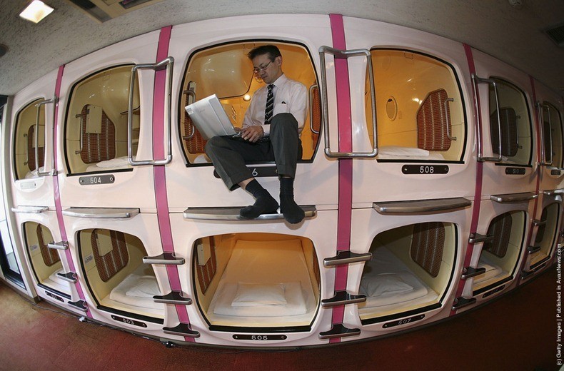 Amazing World: Capsule Hotels in Japan